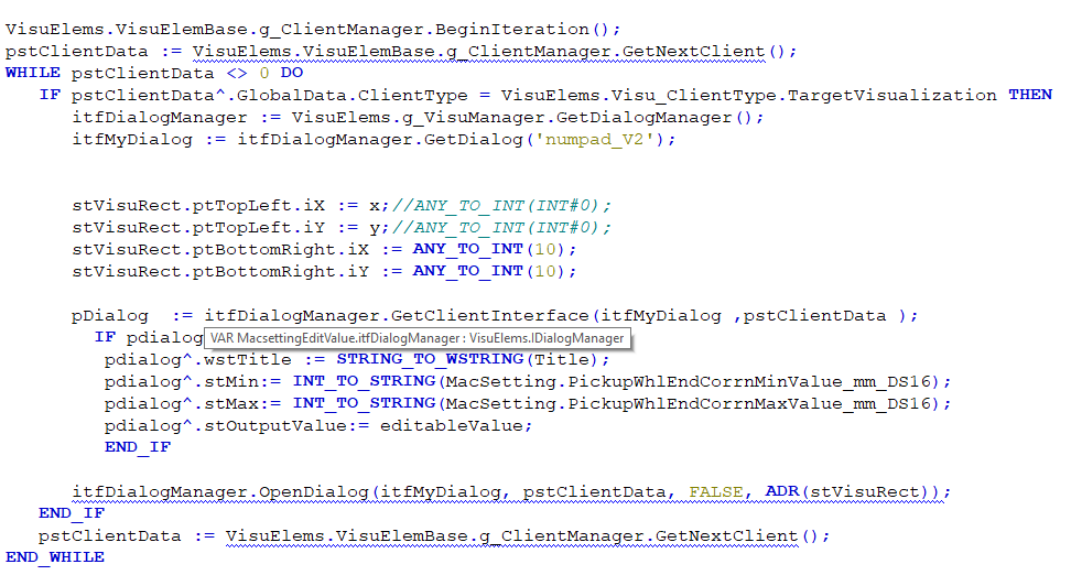 CODESYS Forge - CODESYS Forge / Talk / Visualization 🇬🇧: opening numpad in Structured Code ST